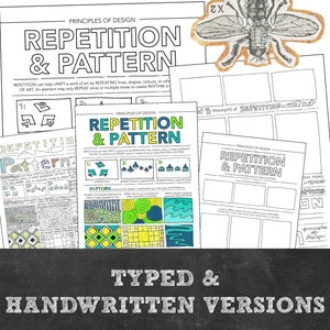 Principles of Design Worksheets, Activities, Posters, Using the ...