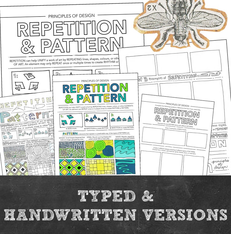 Principles of Design Worksheets, Activities, Posters, Using the ...