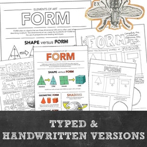 Elementary, Middle, High School Elements of Art, Principles of Design ...