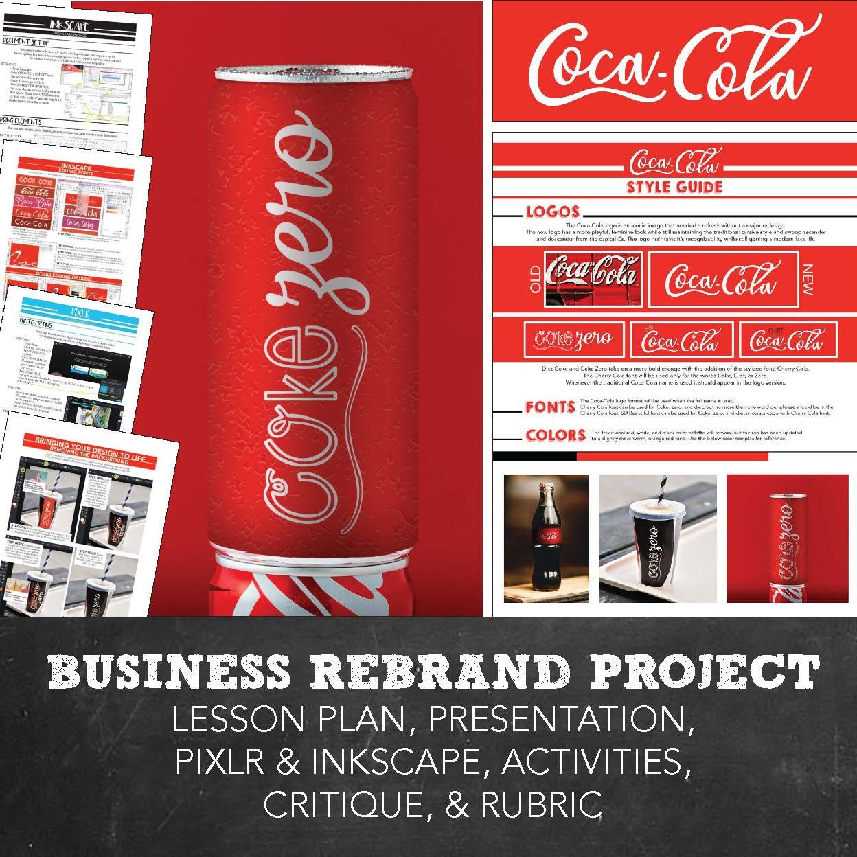 Middle High School Art Intro to Graphic Design Semester Curriculum Free ...