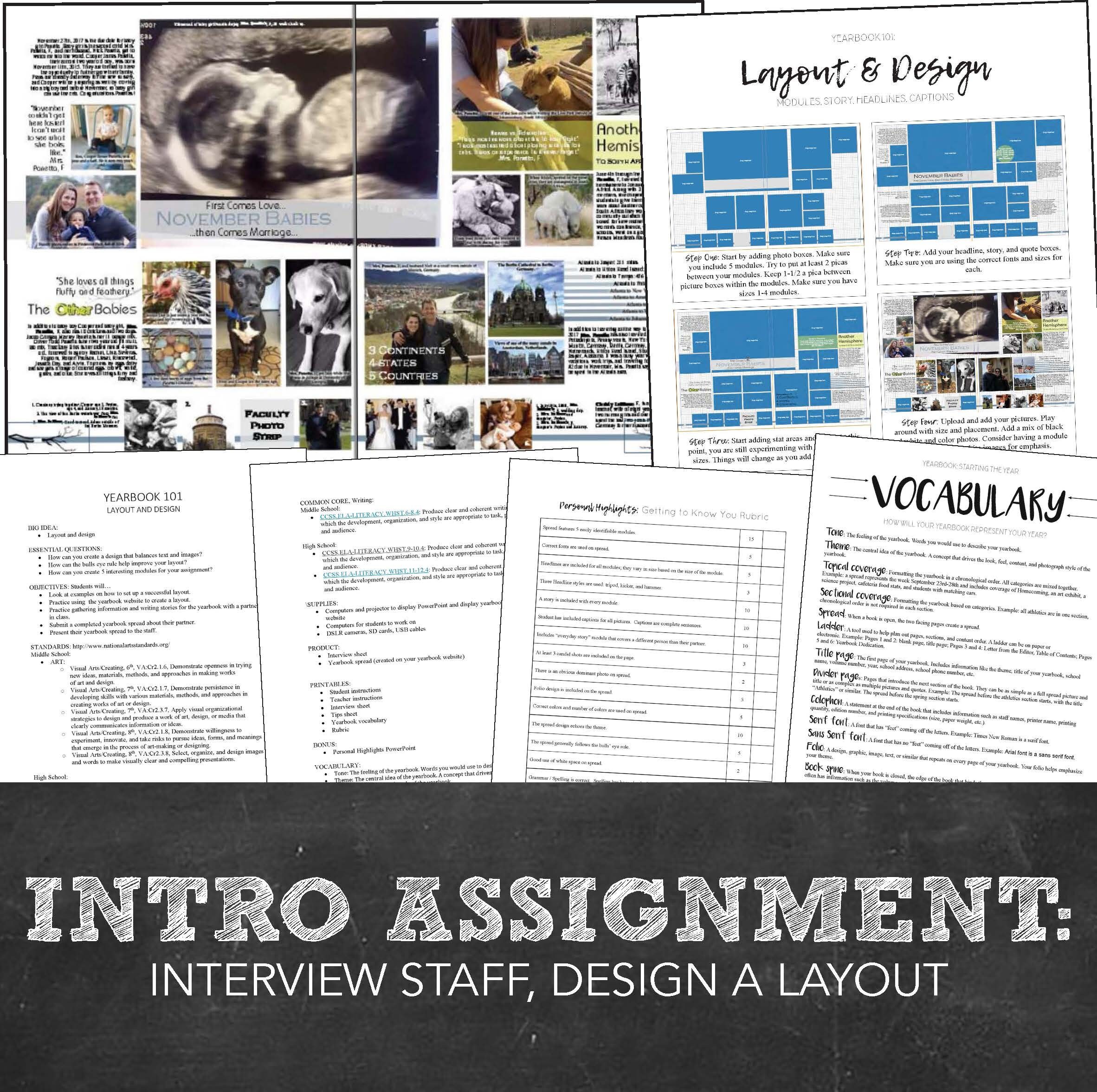 Yearbook, Journalism Curriculum Overview: Syllabus, Lessons, Theme ...