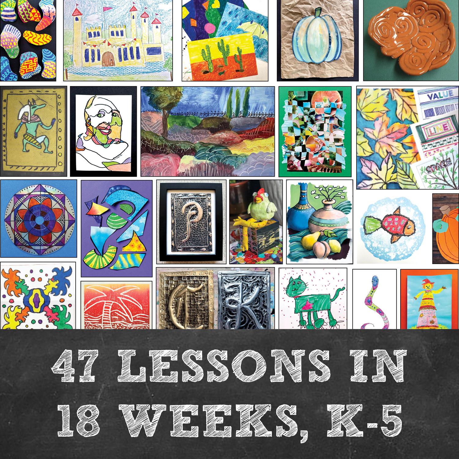 Elementary Art Fall Semester Art Curriculum, Art Class, Elementary Art ...