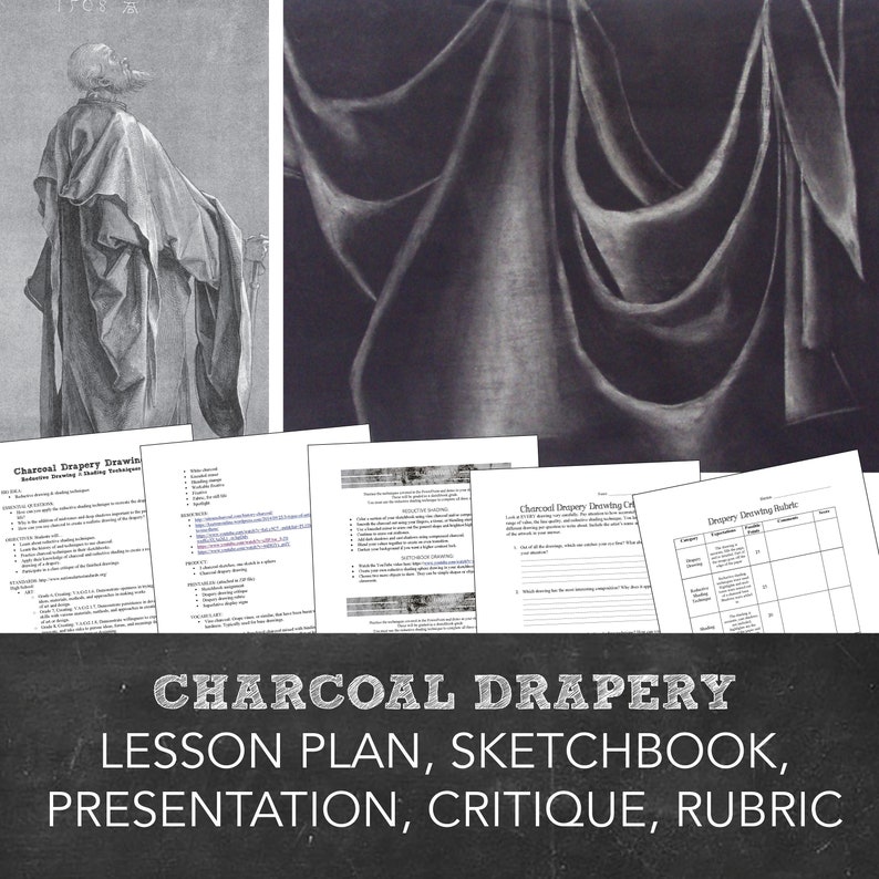 High School Art Lessons for Drawing Curriculum W Projects, Plans ...