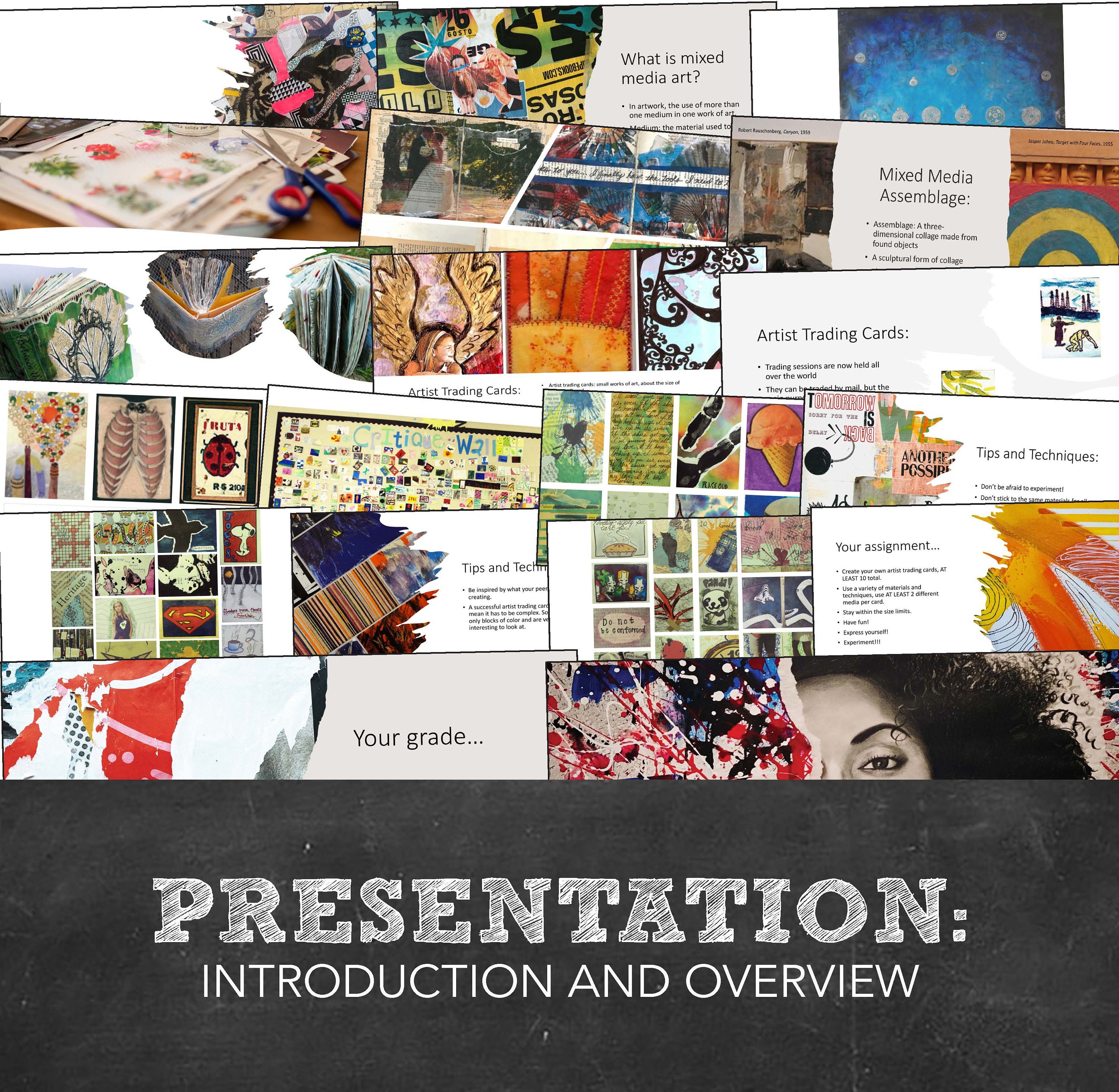 Elementary, Middle, High School Art Project: Artist Trading Cards ...