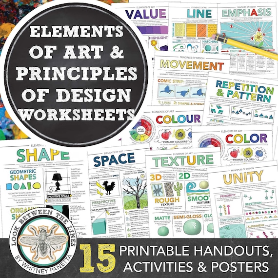 Elements Of Art Worksheet