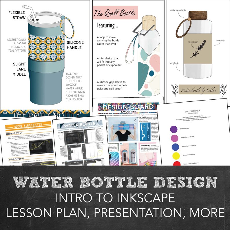 Middle High School Art Intro to Graphic Design Semester Curriculum Free ...