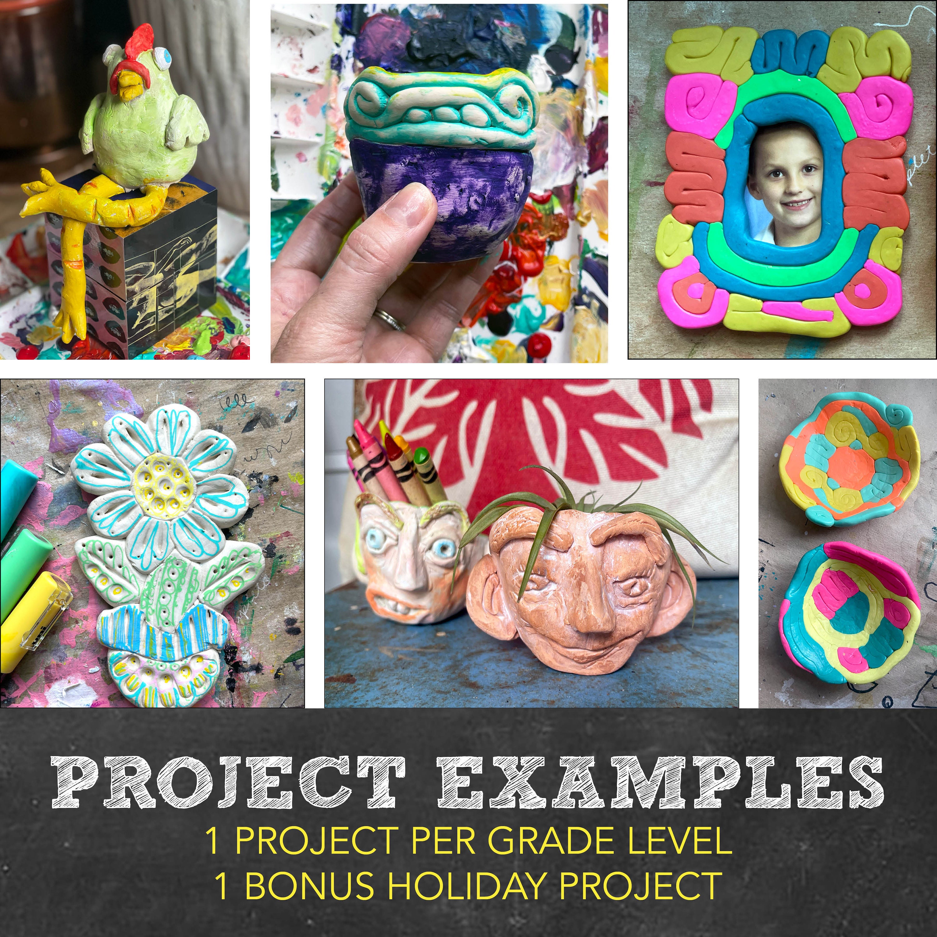 Elementary Art Clay Curriculum: No Kiln Elementary Clay Unit - Etsy