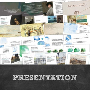 Watercolor Landscape Painting Project: Middle, High School Art Lesson ...