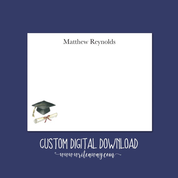 Printable Graduation Note Cards Graduation Digital - Etsy