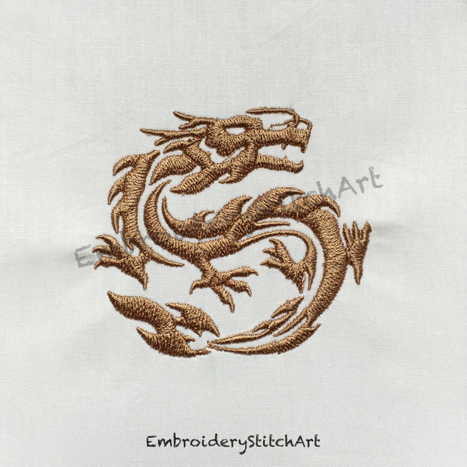 Embroidery Design Dragon Machine Embroidery Pattern Dragon - Etsy
