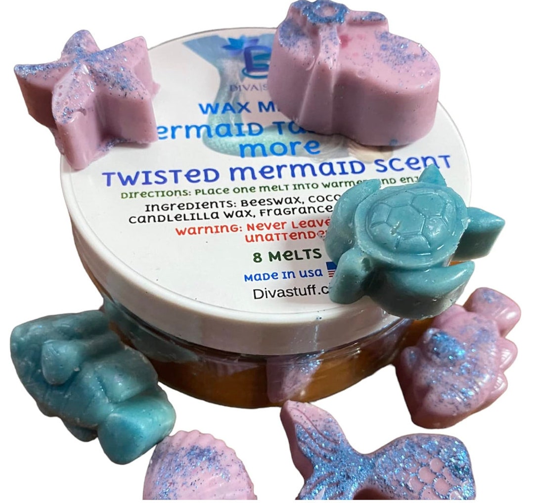 Mermaid Tails and More Wax Tarts/melts, Twisted Mermaid Scent, Fun ...