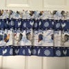 Roosters Valance 42 Wide and 15 Long/height in 100% Cotton Handmade New ...