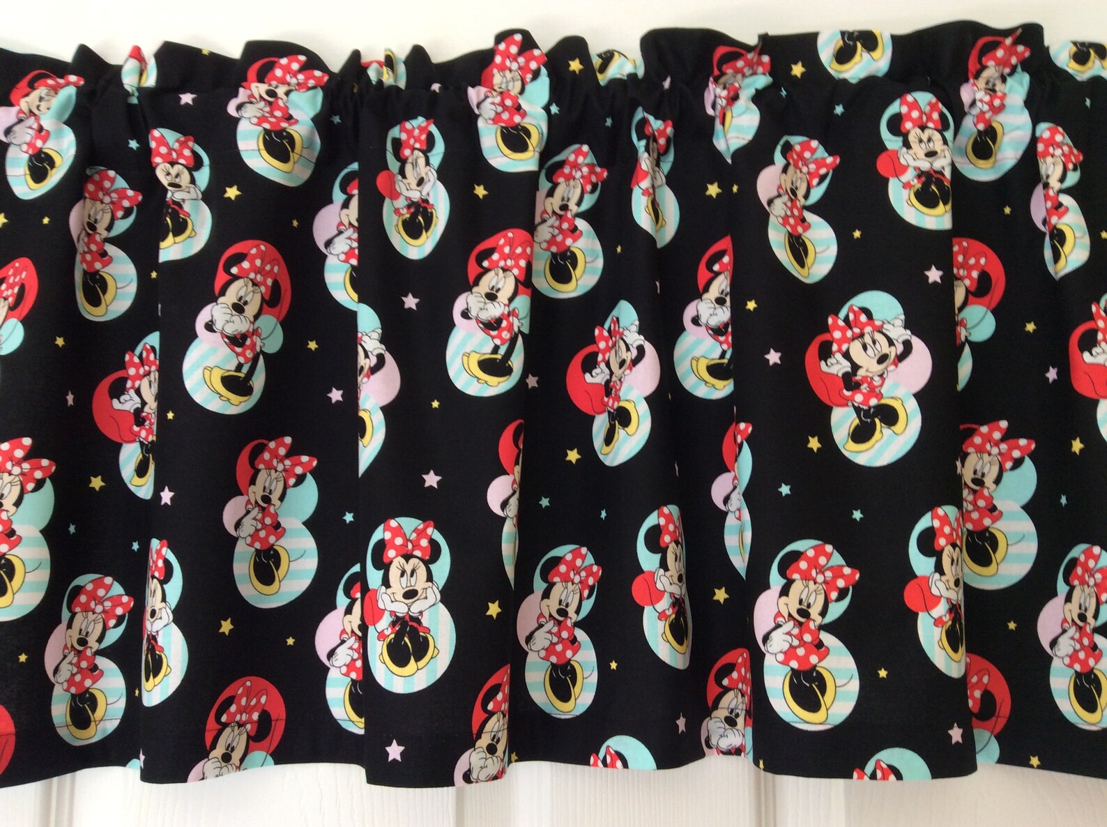 Minnie Mouse Curtain Valance 42 Wide and 15 - Etsy