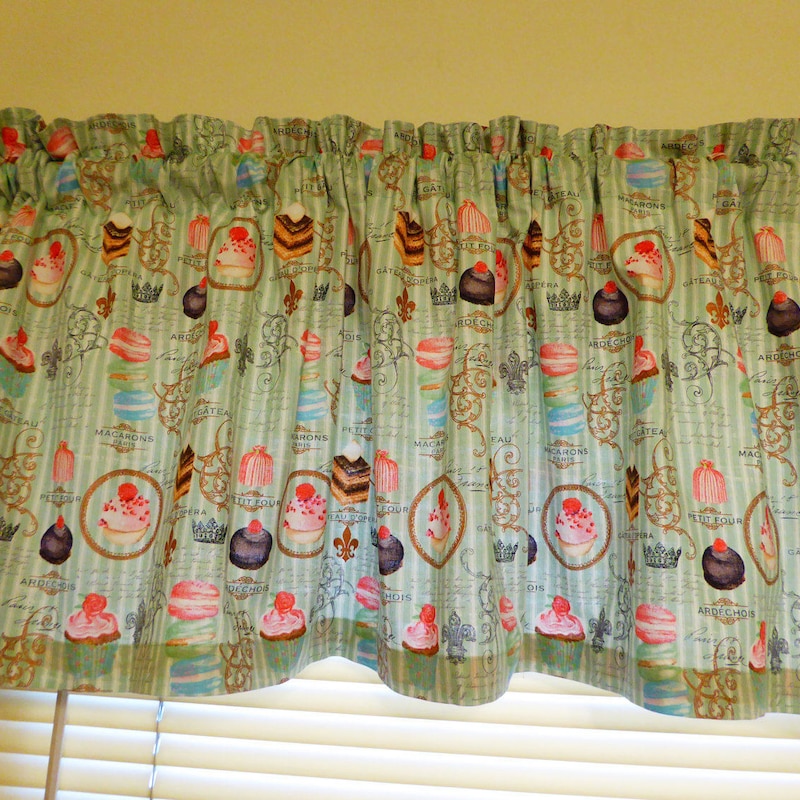 Mint Green Valance - Etsy