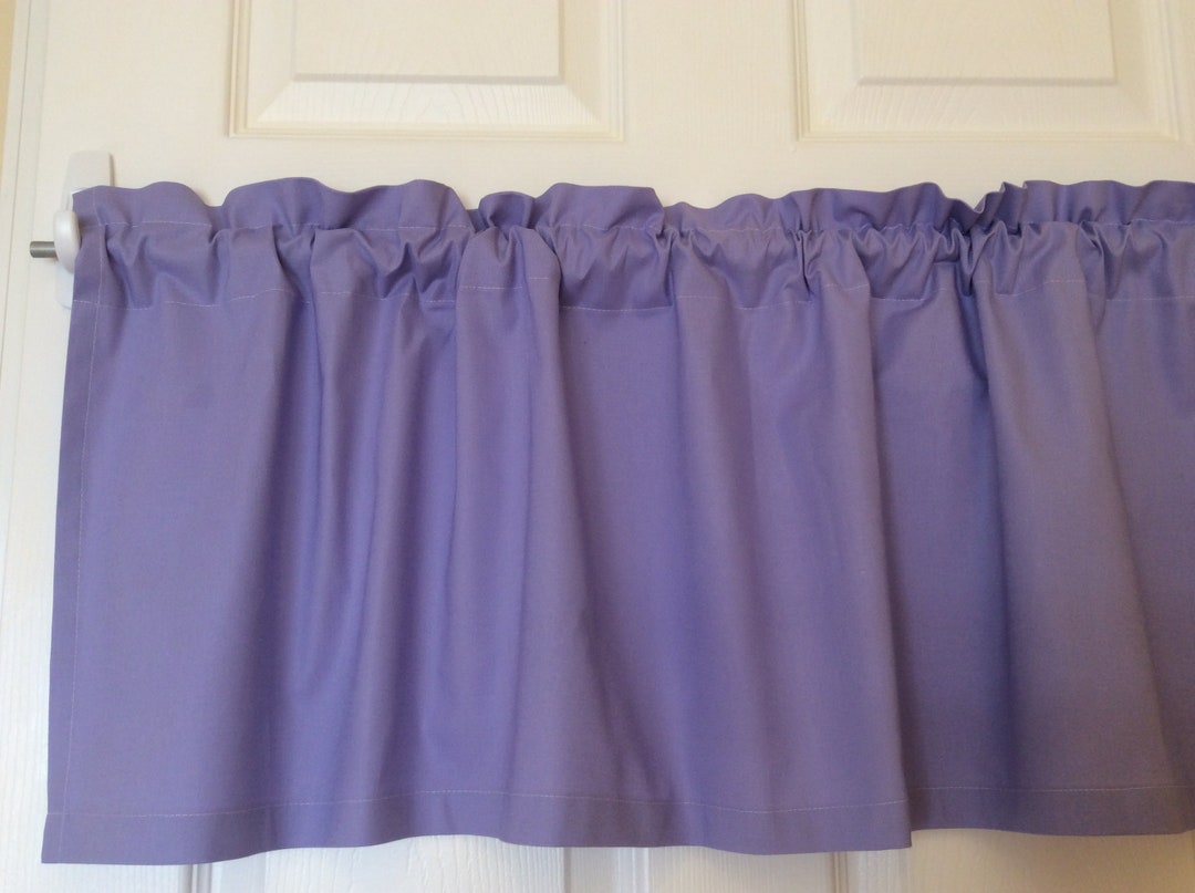 Lavender Valance 42" Wide and 15" Long/height Made With Robert Kaufman ...