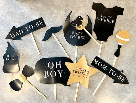 Custom Printable Baby Shower Gender Neutral Photo Props Baby - Etsy