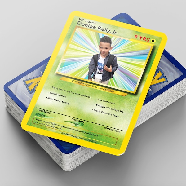 Custom Pokemone Card - Make Your Own Pokemone Card