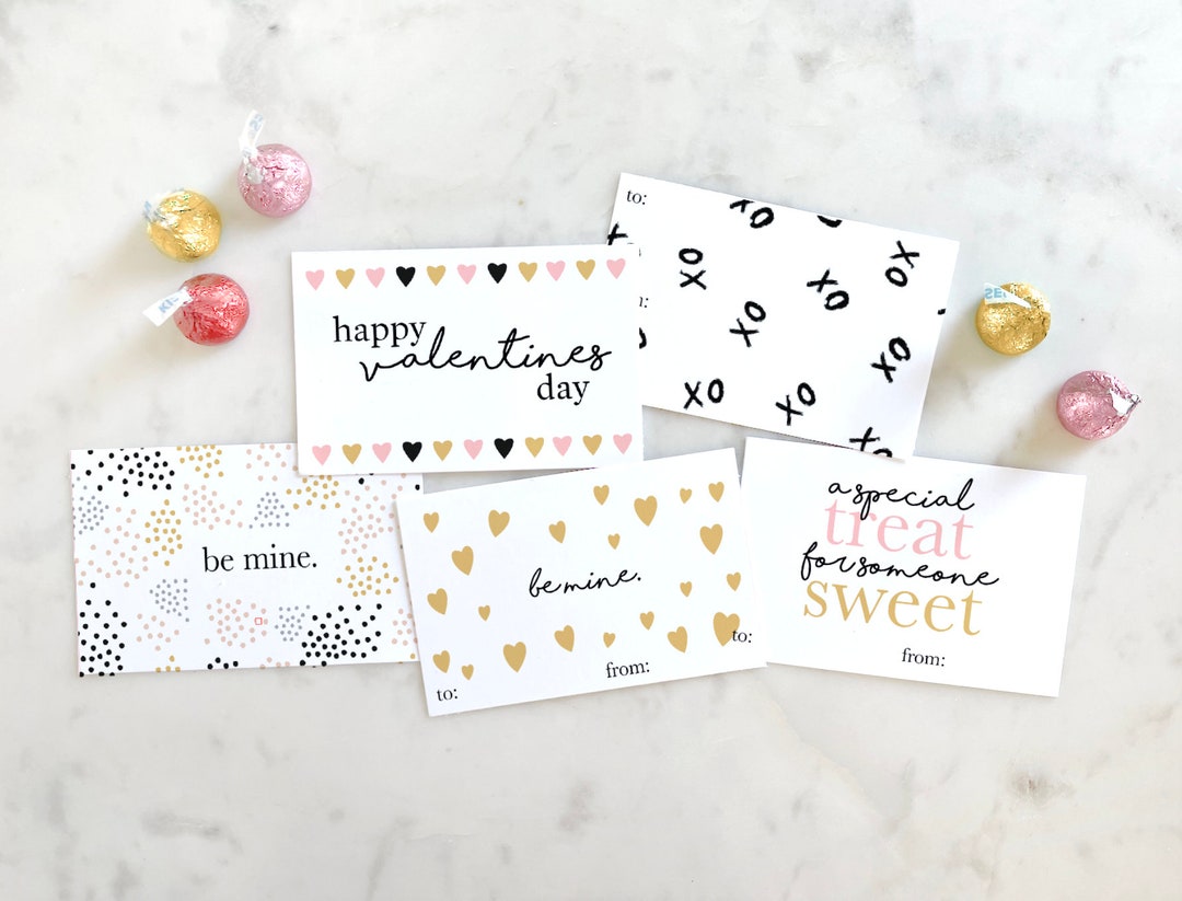 Valentines Day Cards Instant Digital Download PDF Printable Cutouts ...