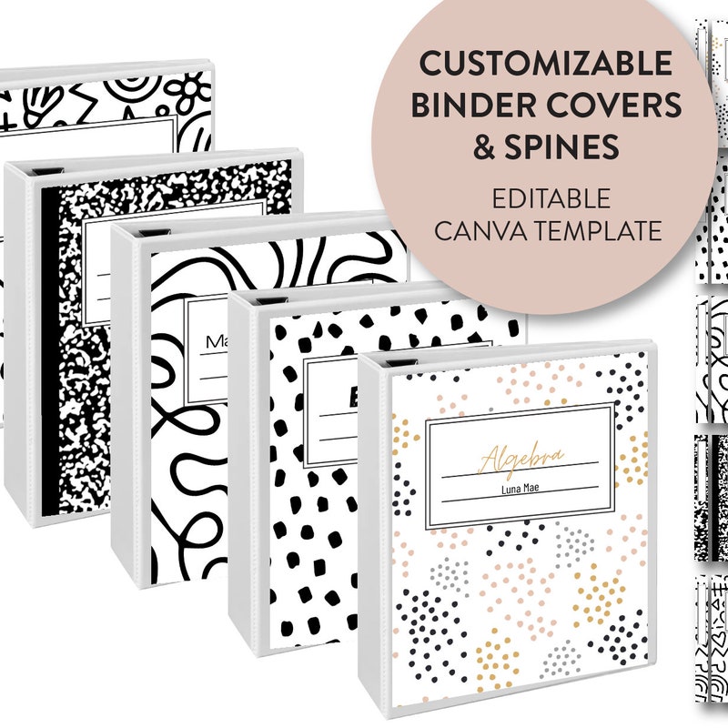 Binder Covers - Etsy