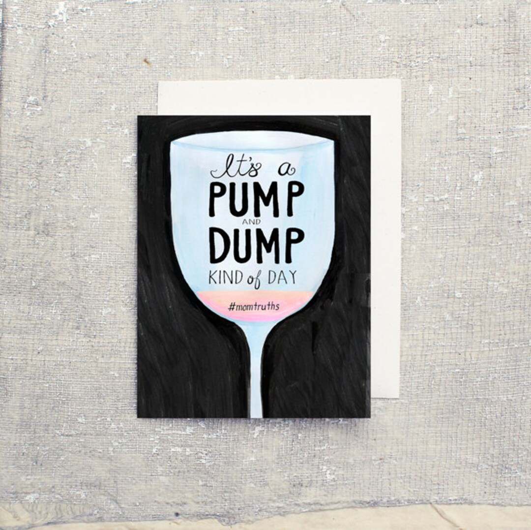 Pump Dump Card momtruths - Etsy