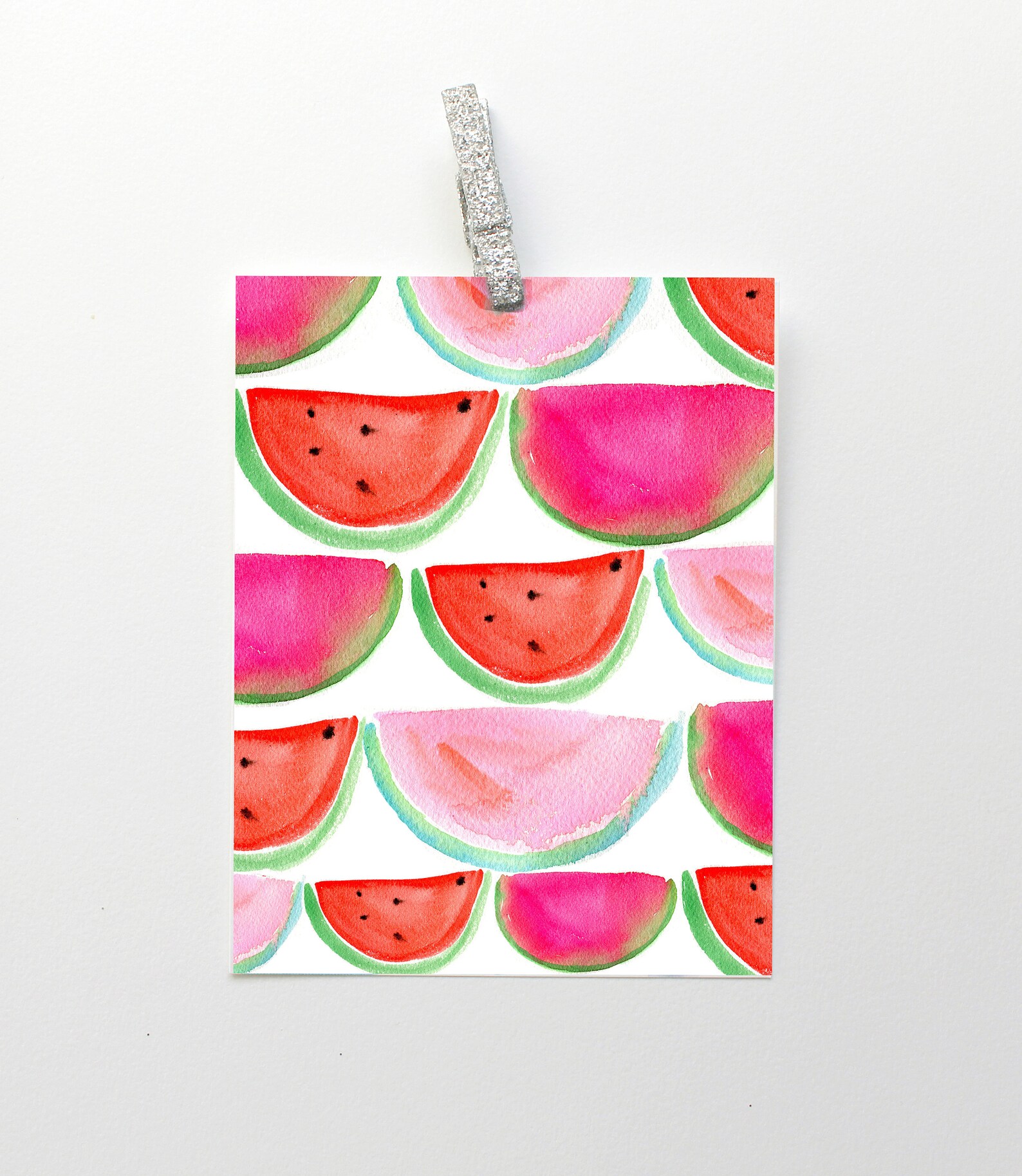 Watermelons Art Print: Watercolor - Etsy