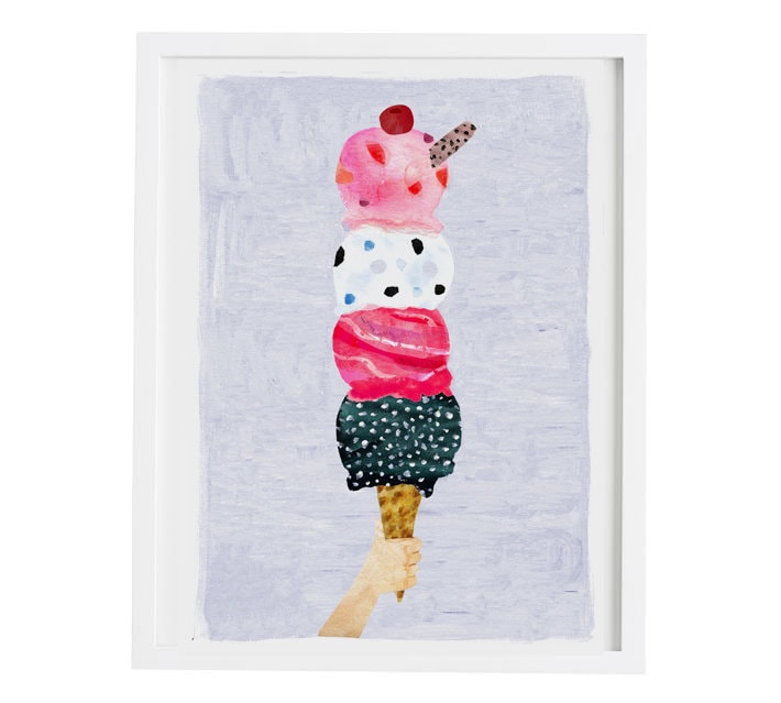 Ice Cream Art Print | Etsy