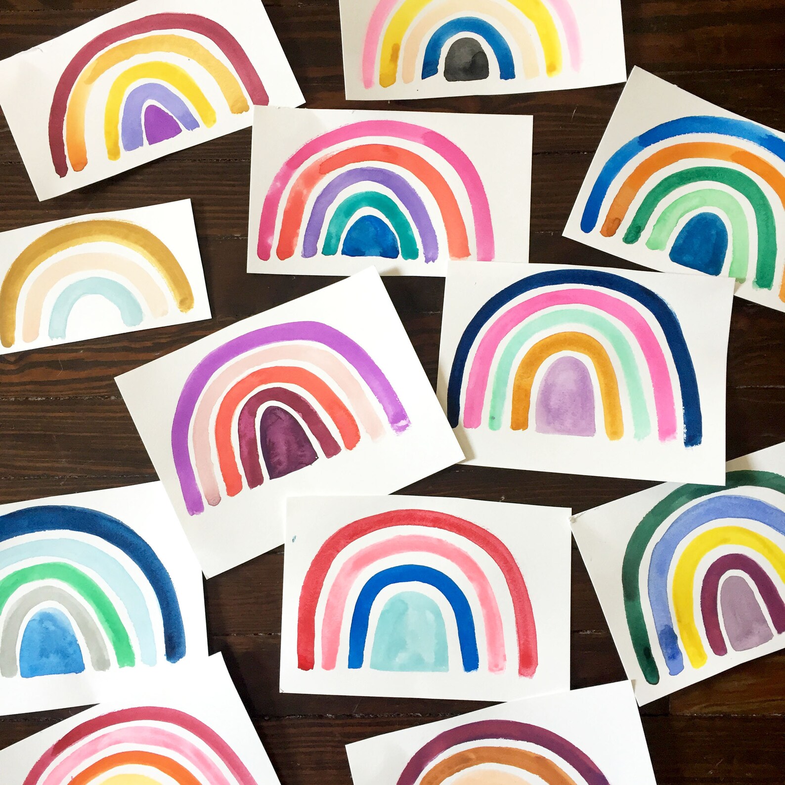 Rainbow taffy Illustration: Custom Watercolor - Etsy