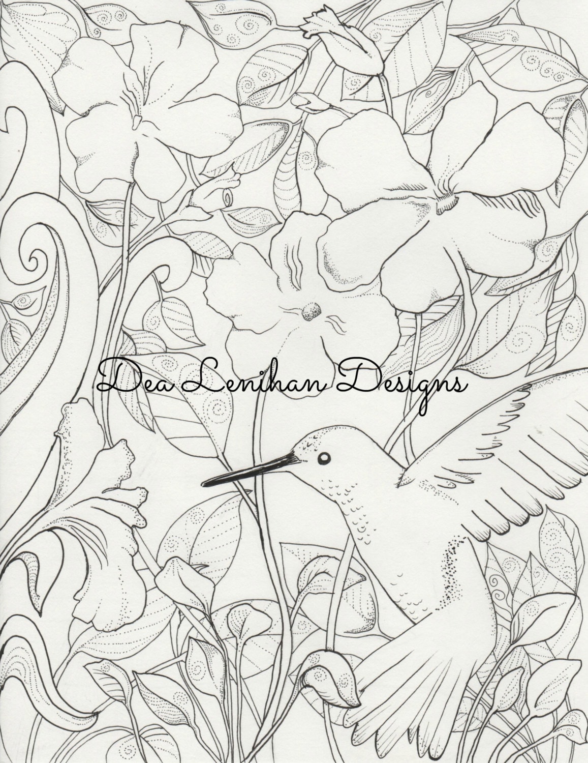 COLORING DREAMS DIGITAL and Downloadable Adult or - Etsy