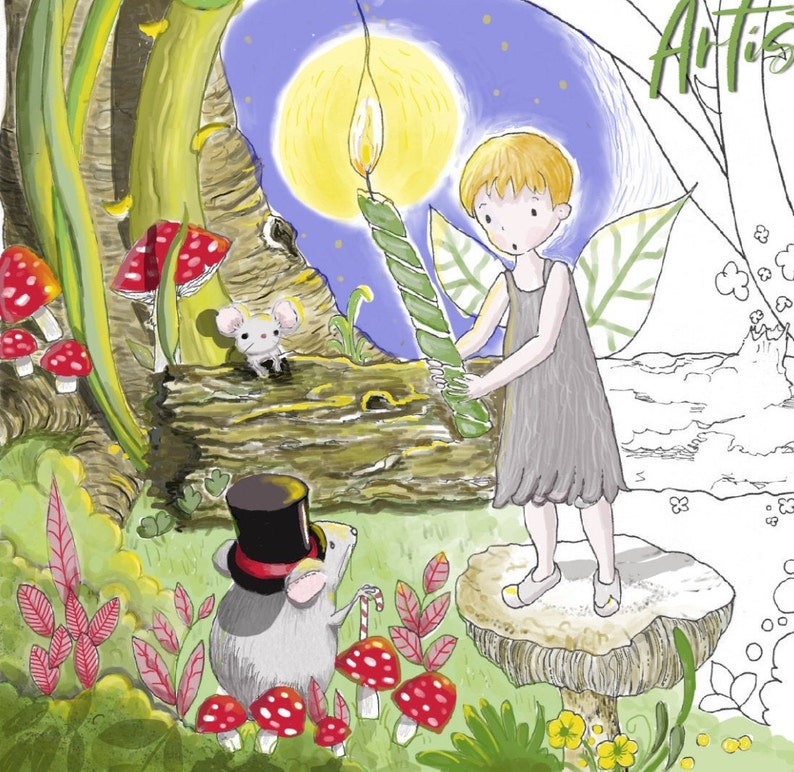 EVERYDAY MAGIC Artist's Edition Coloring Book--free Shipping - Etsy
