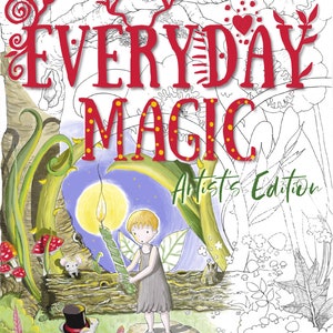 EVERYDAY MAGIC Artist's Edition Coloring Book--free Shipping - Etsy