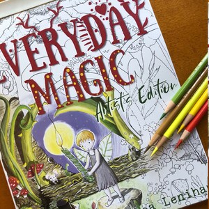 EVERYDAY MAGIC PDF Coloring Book Downloadable - Etsy
