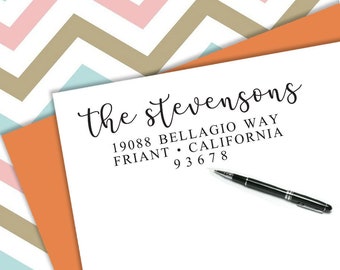 Long Lasting Ink Fully-Filled Custom Address Stamps by MyStamp