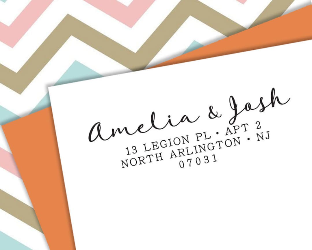 Self-inking CUSTOM STAMP, Pre Inked/self-inking, Address Stamp, Custom ...