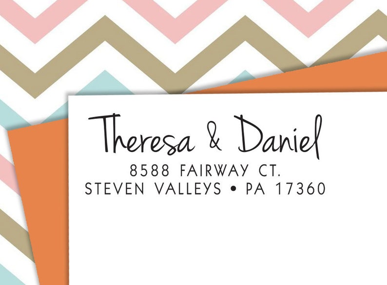 Self-inking CUSTOM STAMP, Pre Inked/self-inking, Address Stamp, Custom ...