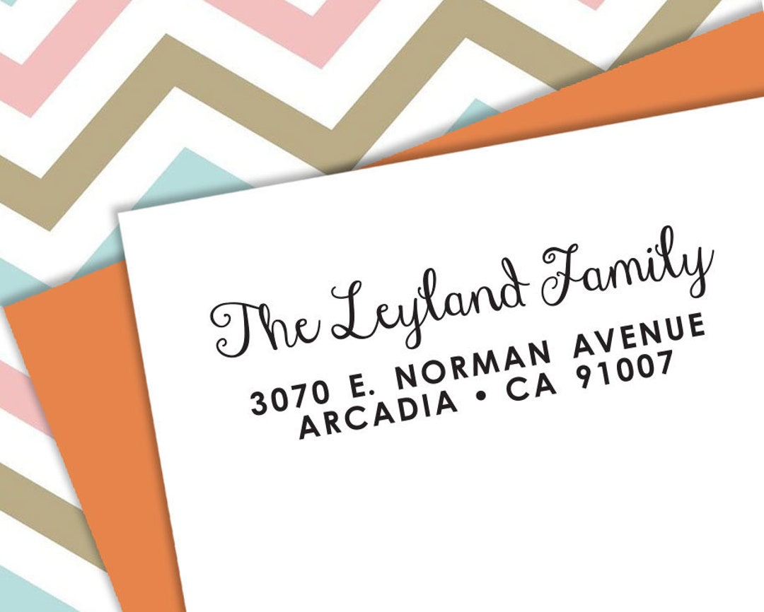 Self-inking CUSTOM STAMP, Pre Inked/self-inking, Address Stamp, Custom ...