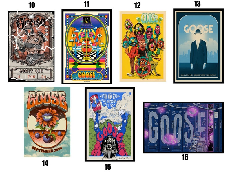 Goose 2024 Tour Poster, Goose Poster, Goose 2024 Tour Music, Wall Decor ...