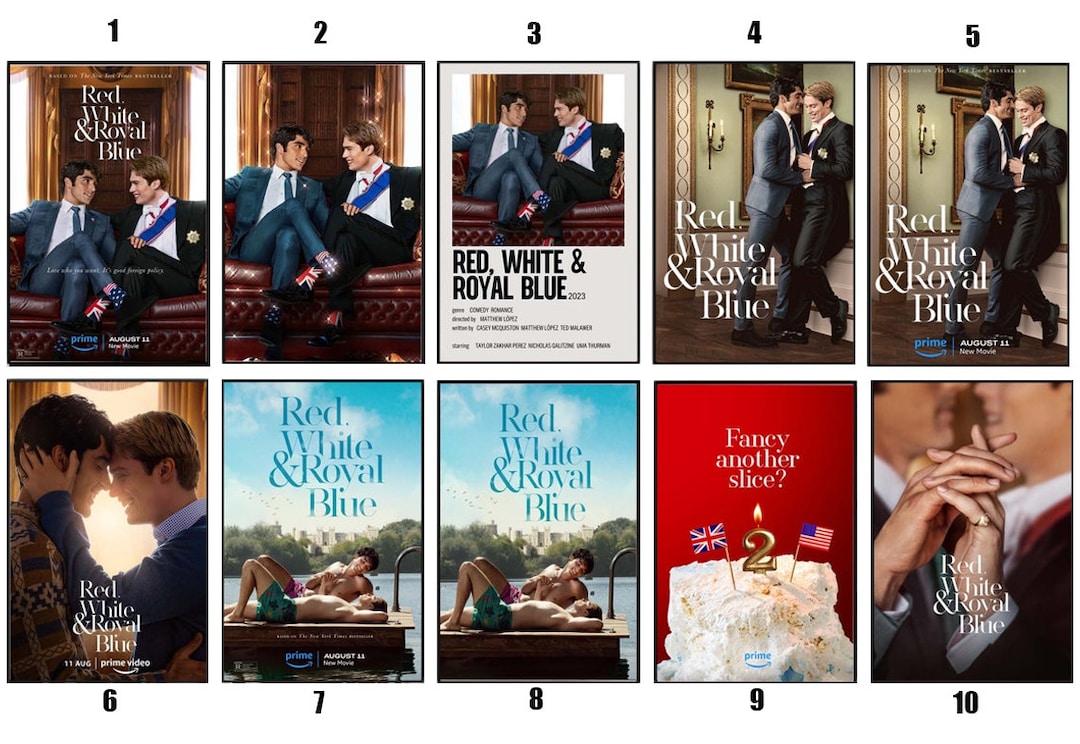 Red, White & Royal Blue Poster, Red White Royal Blue Season 2 2024 ...