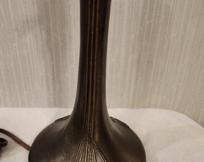 Art Nouveau Metal Lamp Base - Etsy