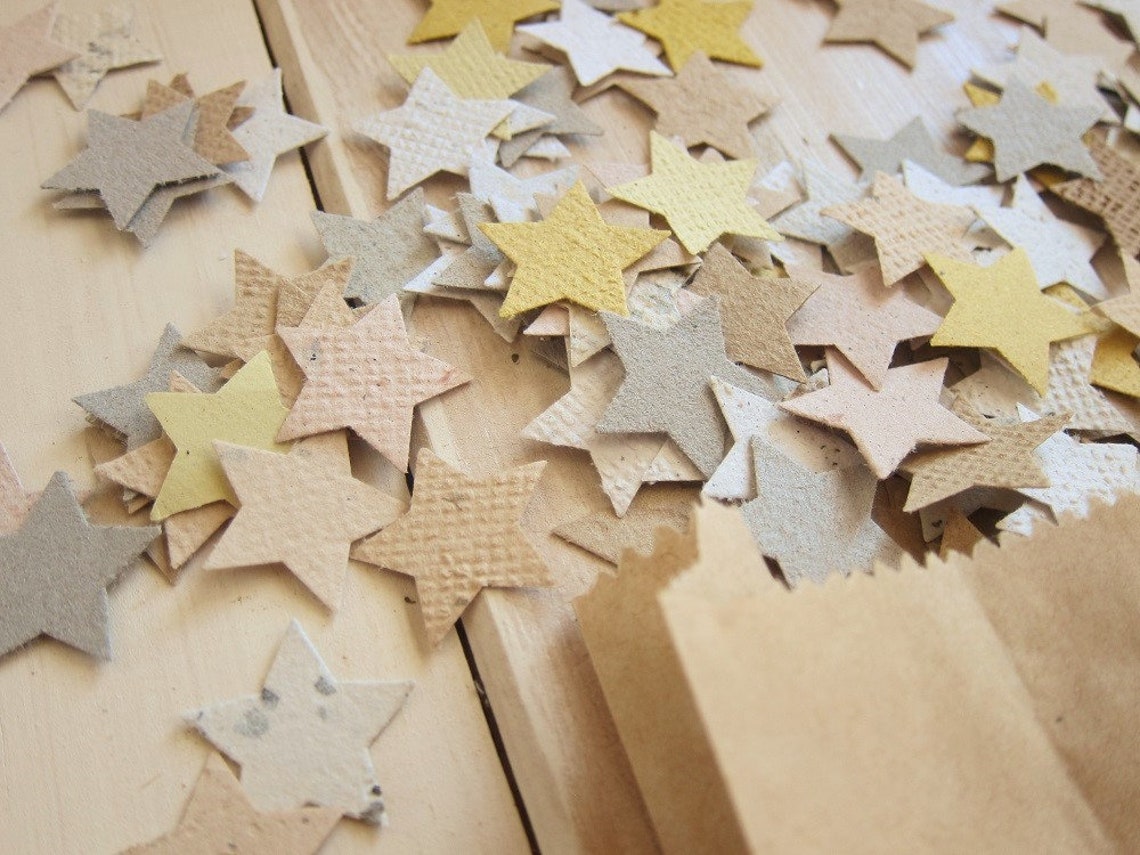 Earthy Paper Confetti / Eco Friendly Paper Decoration / - Etsy Australia