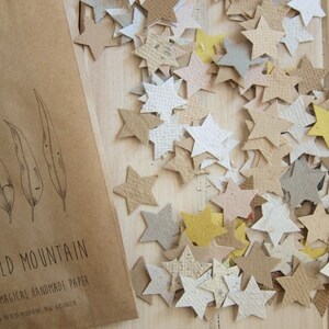 Earthy Paper Confetti / Eco Friendly Paper Decoration / Handmade ...
