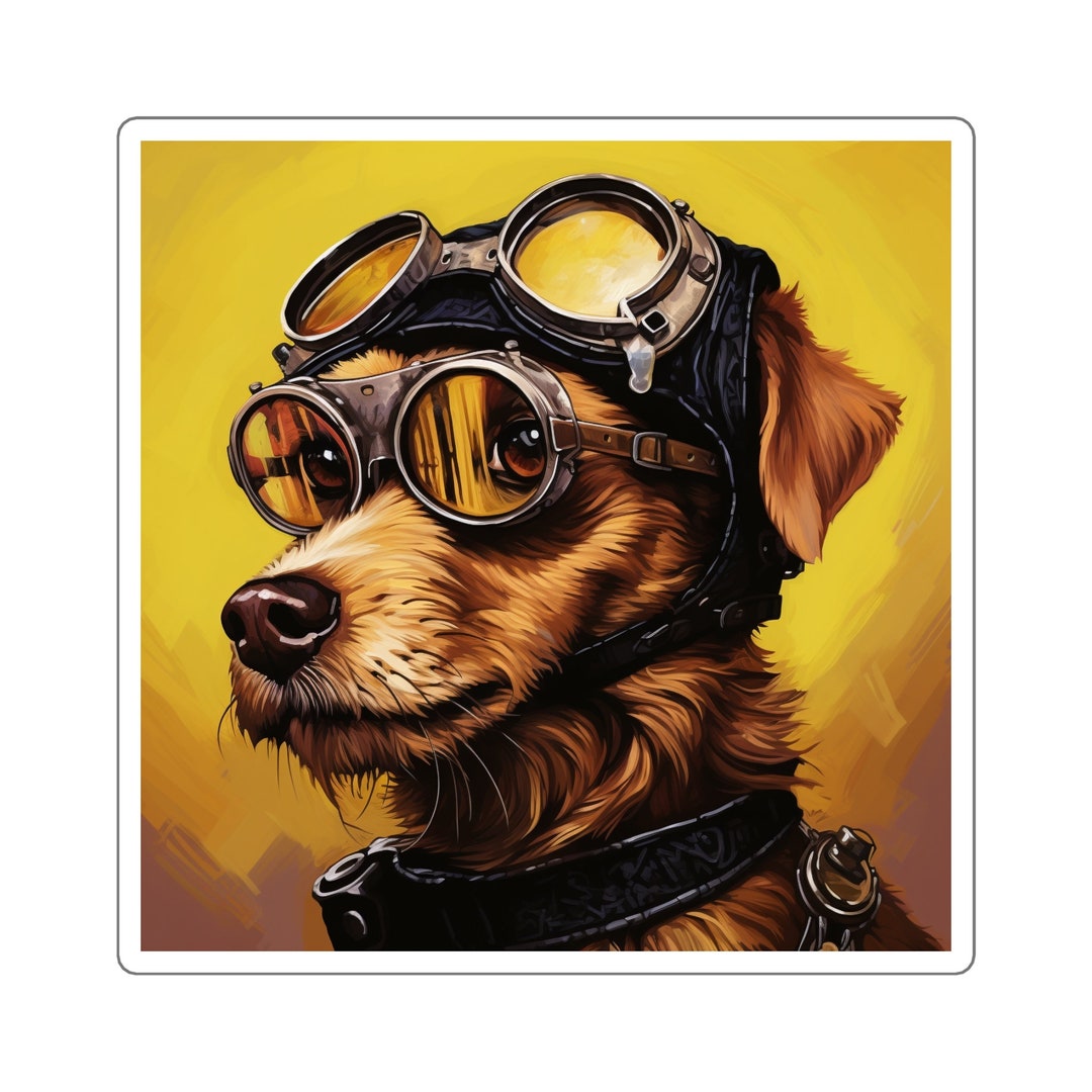 Doggles Dog Sticker Doggy Decal - Etsy