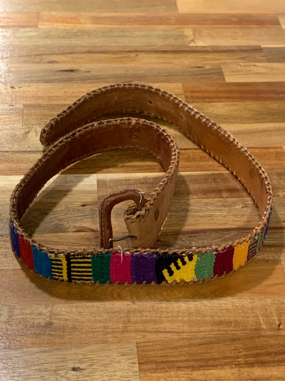 Colorful Vintage Belt - Etsy