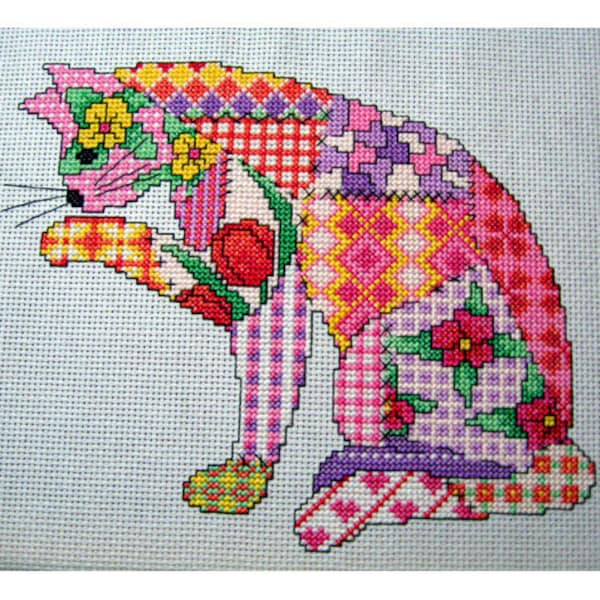 Patchwork Cats - Etsy