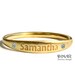 14k Solid Gold Personalized Diamonds Name Ring, Custom Gemstone Ring ...