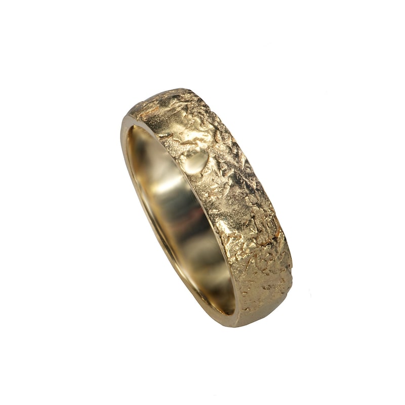 Rustic Gold Rings - Etsy