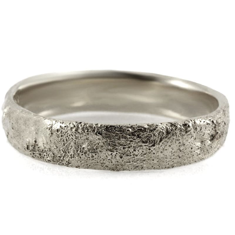 Rustic Silver Ring - Etsy