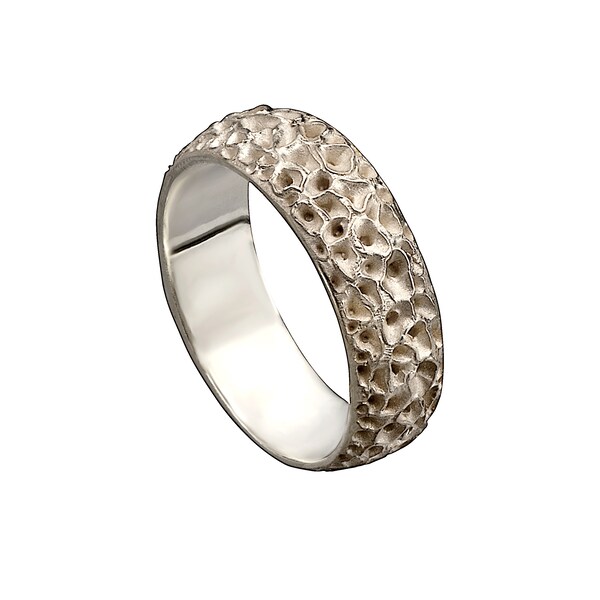 Rough Texture Ring - Etsy