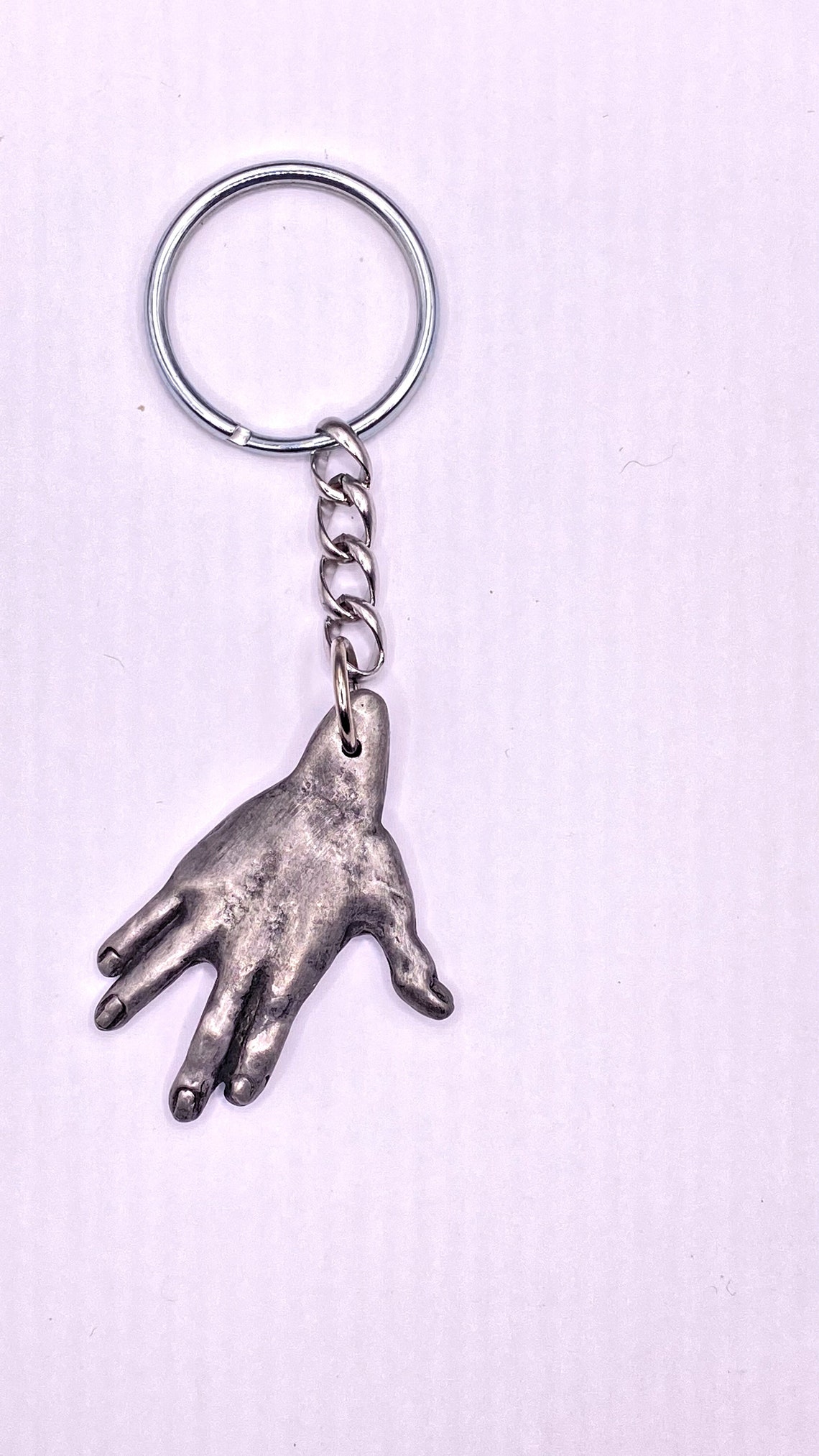 Vulcan Hand. Live Long and Prosper. Pewter Bob on Keychain. - Etsy
