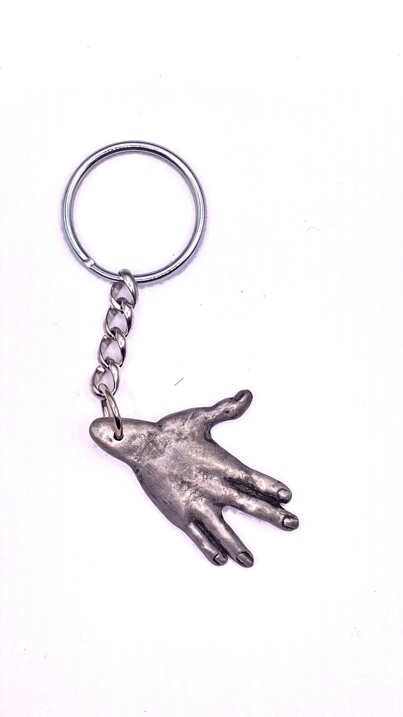 Vulcan Hand. Live Long and Prosper. Pewter Bob on Keychain. - Etsy