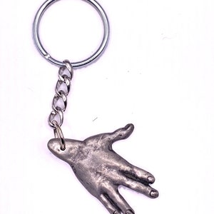 Vulcan Hand. Live Long and Prosper. Pewter Bob on Keychain. - Etsy